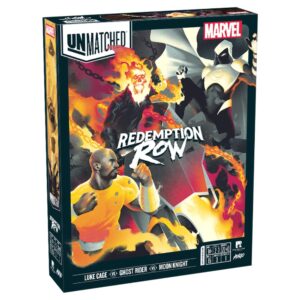 unmatched: marvel - redemption row - strategy fighting superhero game for family, teens & adults by restoration games