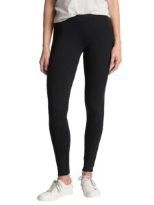 gap womens basic pant leggings, true black, large us