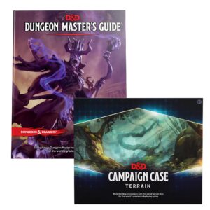 dungeons & dragons d&d dungeon master’s guide + campaign case: terrain book + accessory set