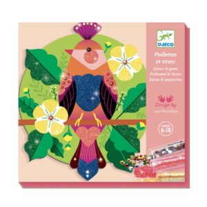 djeco paradisio glitter board craft kit medium