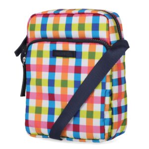 nautica oceanview crossbody, multi gingham