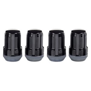 mcgard splinedrive lug nut compatible with dodge daytona 1984-1993 | cone seat | m12 x 1.5 | 1.24in. length | 4-pack | black | requires tool