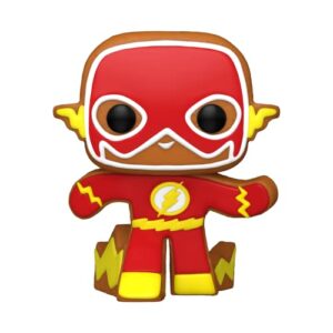 funko pop! heroes: dc holiday - gingerbread the flash