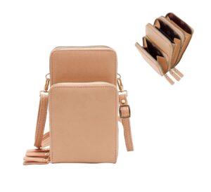 small crossbody cell phone purse for women mini messenger shoulder summer leather travel ladies handbag wallet with credit card slots