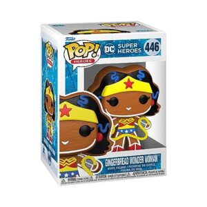 funko pop! heroes: dc holiday - gingerbread wonder woman