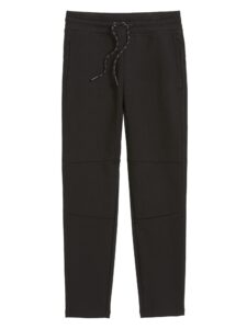 gap boys fit tech pull-on sweatpants, true black, large us