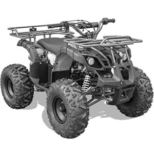 mototec bull 125cc 4-stroke kids gas atv black (mt-atv-bull-125cc_black)