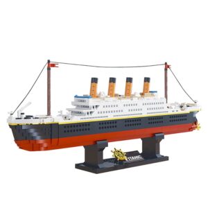 dovob mini blocks titanic building set, 1288 pieces mini bricks, toys gift for adults and kids