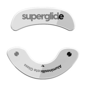 superglide - fastest and smoothest mouse feet/skates made with ultra strong flawless glass super fast smooth and durable sole for endgame gears xm1 rgb / xm1r [white]