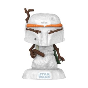 funko pop! star wars holiday: boba fett snowman