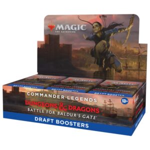 magic: the gathering commander legends: battle for baldur’s gate draft booster box | 24 packs (480 magic cards)