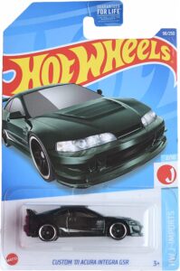 hot wheels custom '01 acura integra gsr, j-imports 2/10 [green]