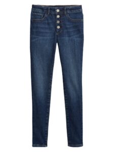 gap girls high rise fit jegging jeans, dark wash, 8 us