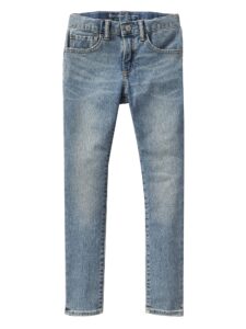 gap boys skinny fit jeans, light wash, 8 us