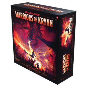 dungeons & dragons dragonlance: warriors of krynn, cooperative board game for 3-5 players