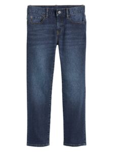 gap boys straight fit jeans, medium wash, 12 us