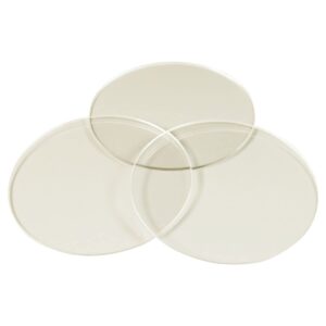 litko circular miniature bases, 80mm, 1.5mm clear (3)