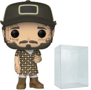 funko pop rocks! bundle: post malone sundress (with funk-02-protect case protector)