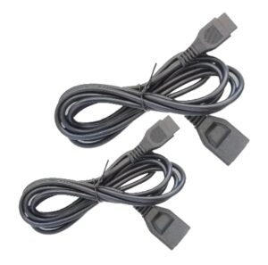 old arcade retro game console controller extension cable compatible for retro game systems, sega genesis, 6 feet – 1.8m (two cables)