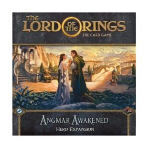 the lord of the rings the card game angmar awakened hero expansion - cooperative adventure game, strategy game, ages 14+, 1-4 players, 30-120 min playtime, made by fantasy flight games