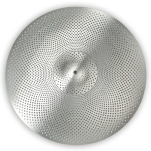 low volume ride cymbal, 20 inches practice ride cymbal, quiet ride cymbal (20'', silver)