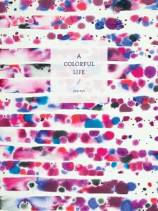 a colorful life journal (watercolor artist notebook, multipurpose journal for writing and painting)