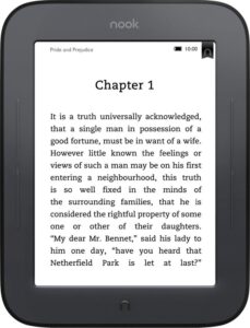 barnes & noble nook simple touch ebook reader (wi-fi only)