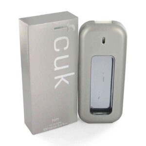 fcuk by french connection 3.4 oz eau de toilette spray for men, clear