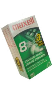 maxell 213030 vhs t160 standard grade - 3 pack