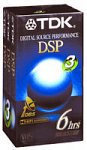 tdk digital source performance vhs tape (3-pack, 6 hours, s-vhs compatible)