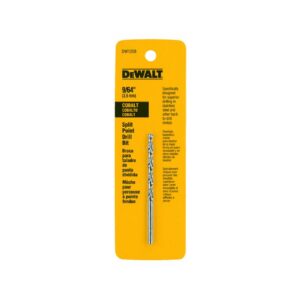 dewalt dw1209 9/64-inch cobalt alloy split point twist drill bit