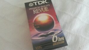 tdk t-120 vhs cassette - 6 hour