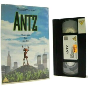 antz: dreamworks (1999) - large box - comedy/adventure - family - kids - pal vhs