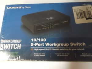 cisco-linksys ezxs55w etherfast 10/100 5-port workgroup switch