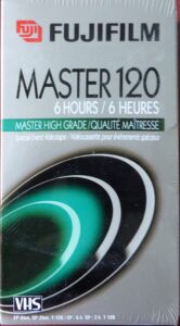 fujifilm t120ht master grade vhs (1-pack)