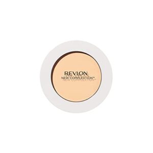 revlon foundation, new complexion one-step face makeup, longwear light coverage with matte finish, spf 15, cream to powder formula, oil free, 001 ivory beige, 0.35 oz