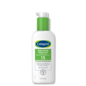 cetaphil daily facial moisturizer, spf 15, fragrance free, 4 oz