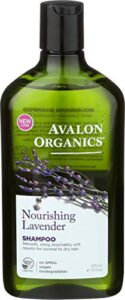 avalon organic botanicals, shampoo, lavender, 11 oz