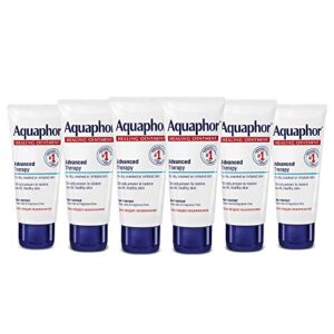 aquaphor healing ointment, advanced therapy healing ointment for dry skin, skin protectant for dry cracked skin - 1.75 oz. tube (pack of 6)