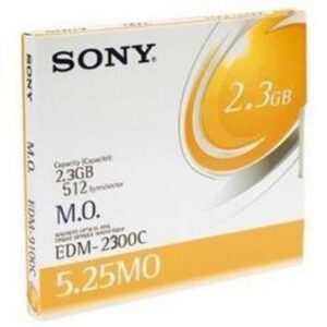 sony 5.25 4x magneto optical 512 bytes/sec 2.3gb (1-pack)