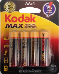 kodak max aa battery(kaa-4)