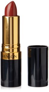 revlon lipstick, super lustrous lipstick, creamy formula for soft, fuller-looking lips, moisturized feel, toast of new york (325), 0.15 oz