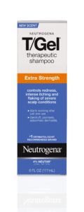 neutrogena t/gel therapeutic shampoo, extra strength, 6 ounce