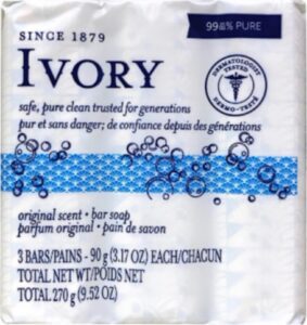 ivory original bar soap, 3.1 oz - 3 ea