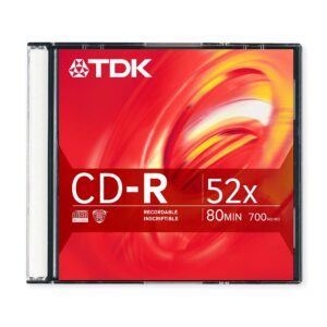 tdk cdr 52x 700mb 80min (1-pack)