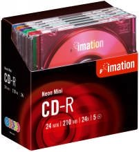 imation corp mini 80mm cd-r 5-pack (41482)