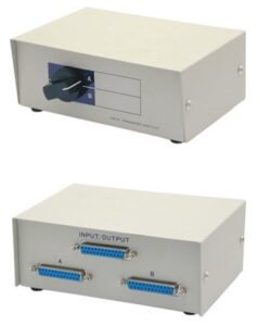 2port manual switchbox db25