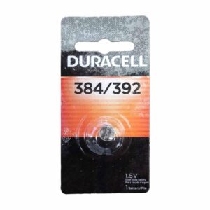 duracell – 384/392 1.5v silver oxide button battery – long-lasting battery – 1 count