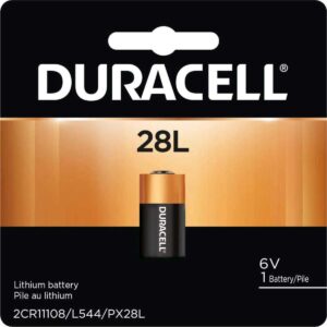 duracell px28lbpk photo batteries, size 6.0 volt lithium