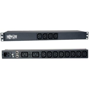 tripp lite 14 outlet 1u rack mount pdu for network server racks 100-240v 16a c13 c19 c20 pdu12iec